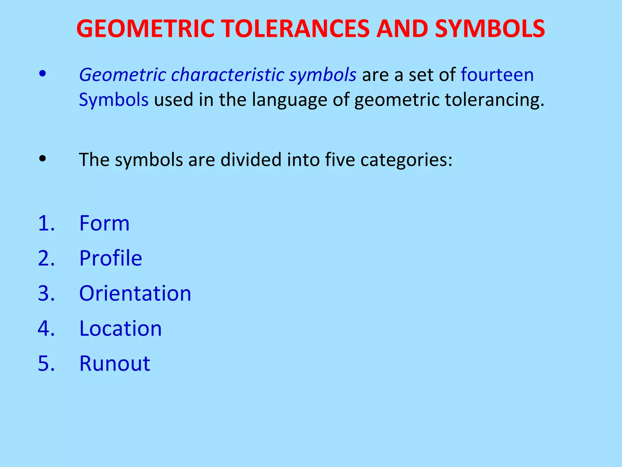 Introduction to Geometric Dimensioning and Tolerancing (GD&T) | PPT