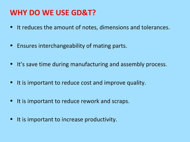 Introduction to Geometric Dimensioning and Tolerancing (GD&T) | PPT | 3 ...
