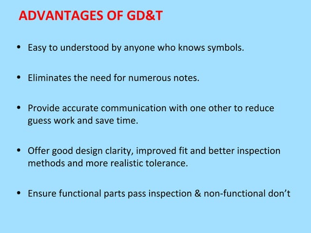 Introduction to Geometric Dimensioning and Tolerancing (GD&T) | PPT | 3-D Graphics | Computer ...