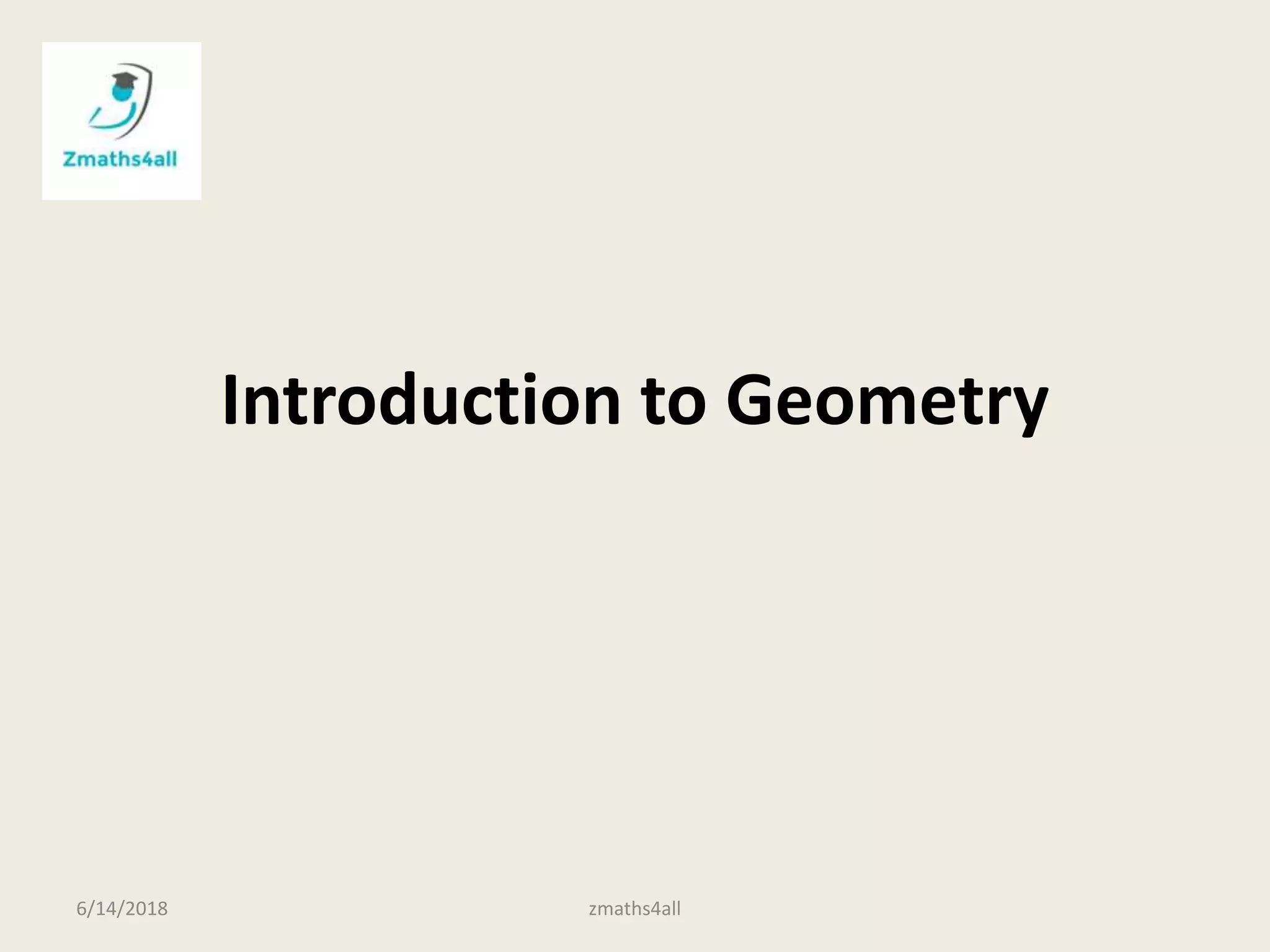 Introduction to geometry | PPTX