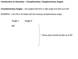 Introduction to geometry | PPT