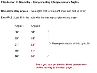Introduction to geometry | PPT
