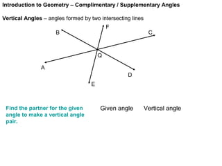 Introduction to geometry | PPT