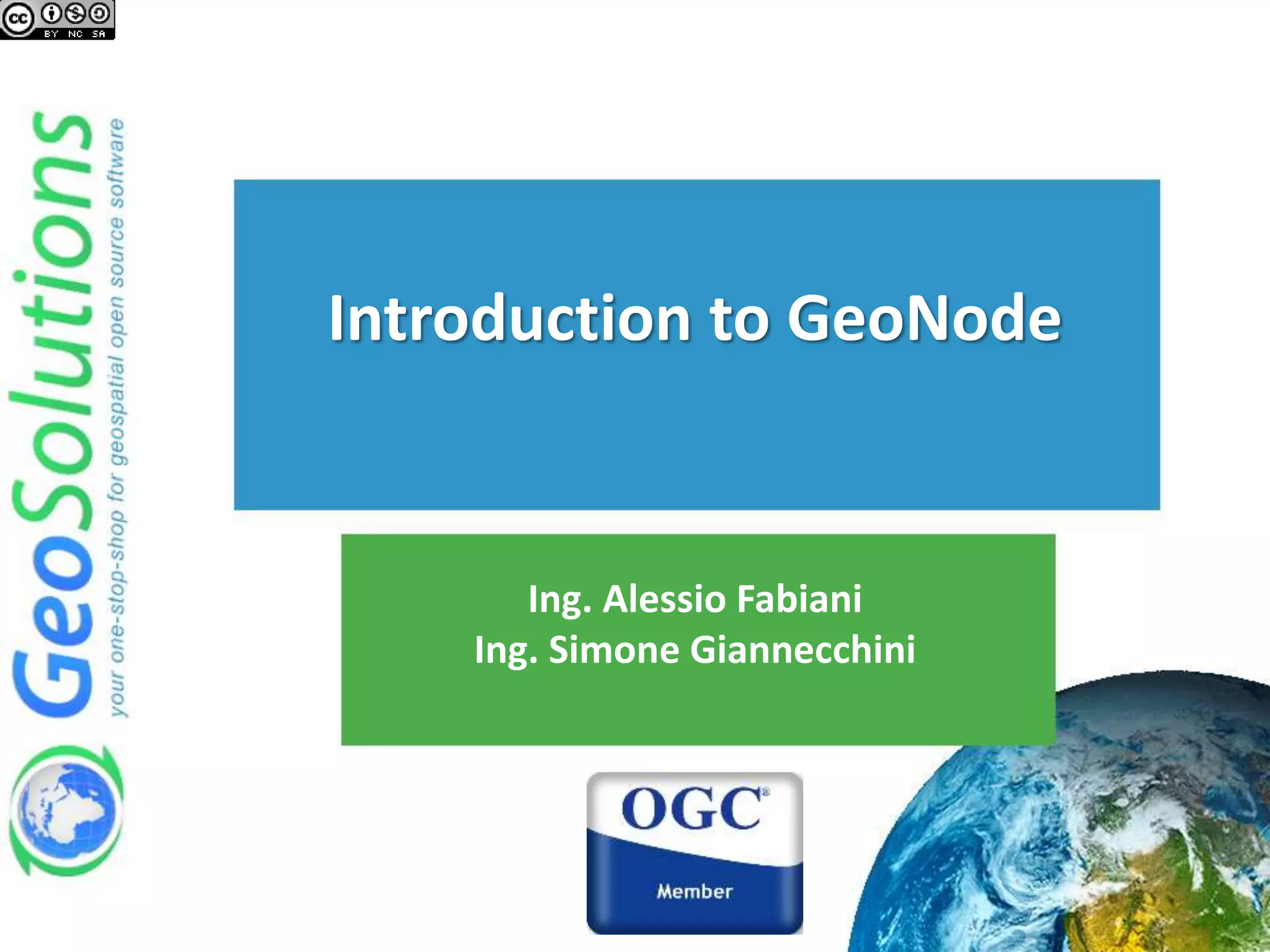 Introduction to GeoNode | PPT