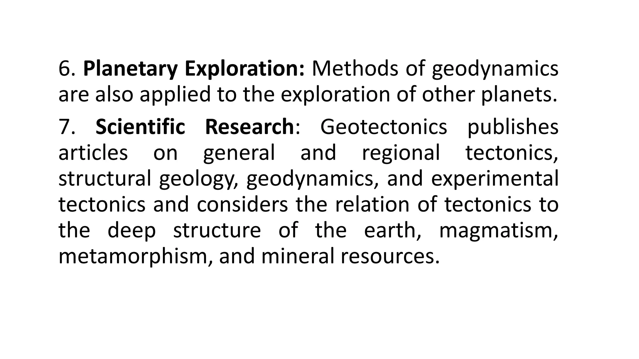 Introduction to Geotectonic and Geodynamics | PDF