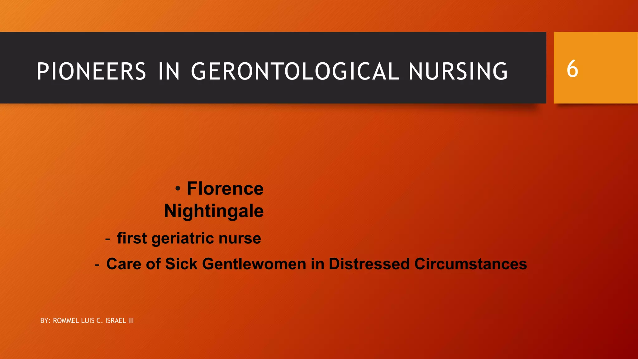 INTRODUCTION TO GERONTOLOGICAL NURSING | PPTX