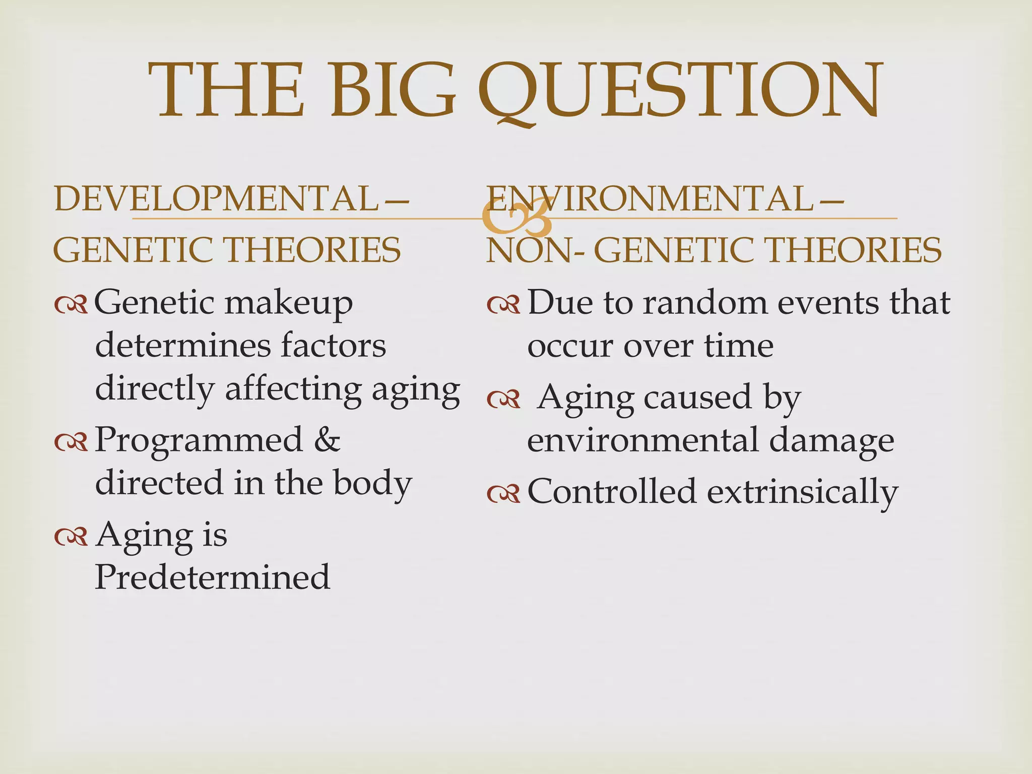 Introduction to gerontology | PPTX