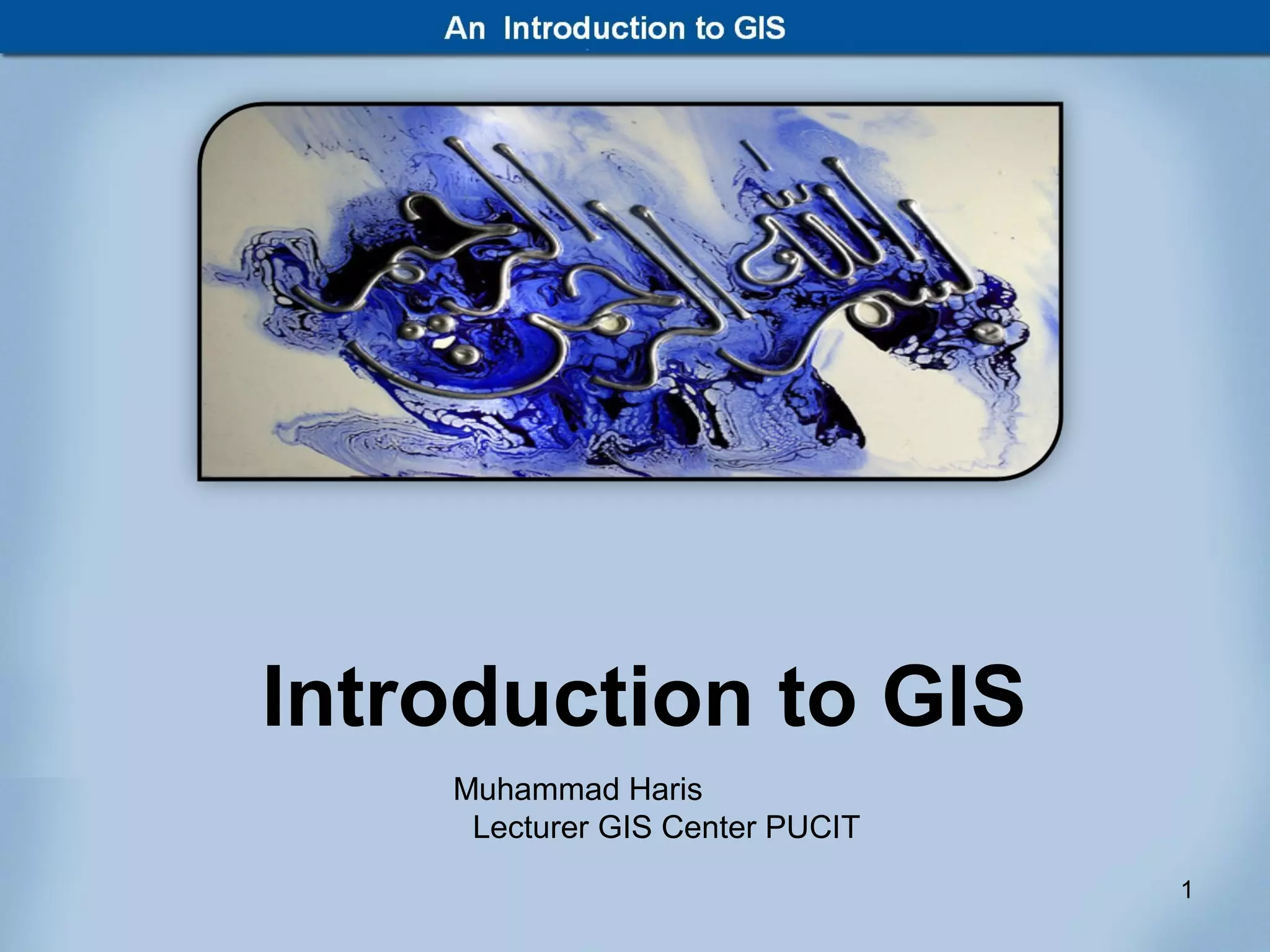 Introduction to gis | PPT