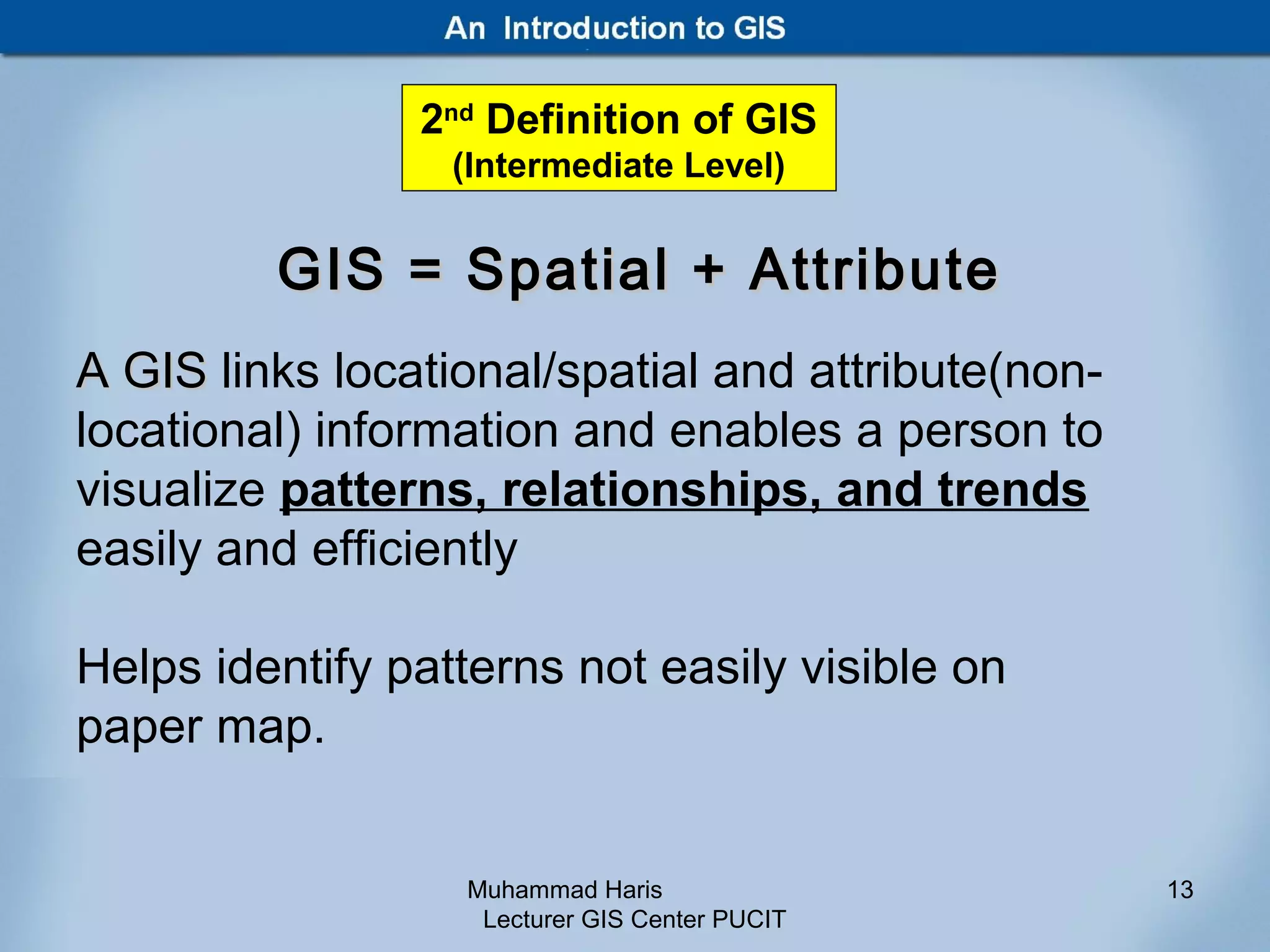 Introduction to gis | PPT