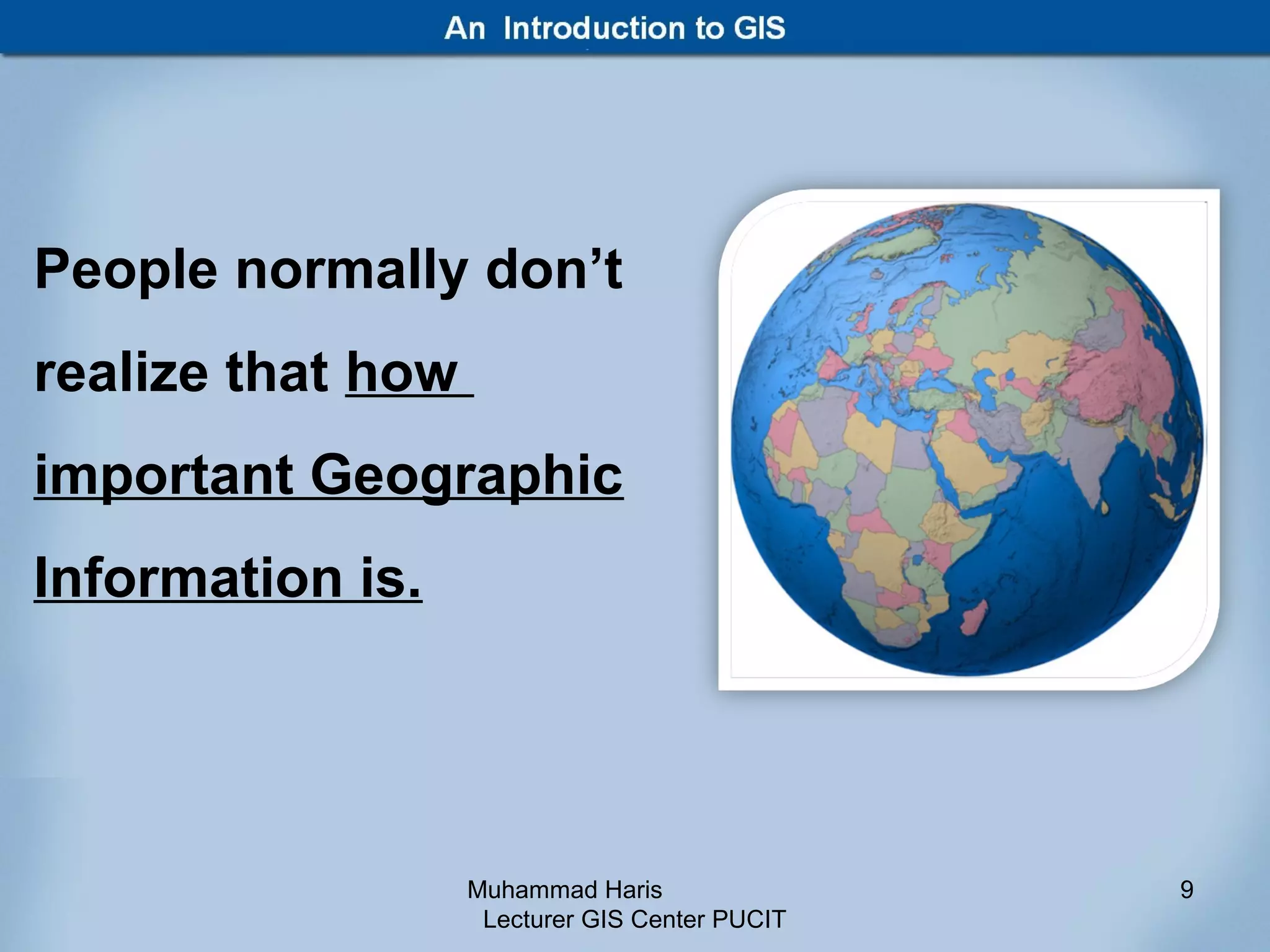 Introduction to gis | PPT