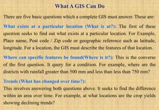 Introduction to gis | PPTX