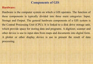 Introduction to gis | PPTX