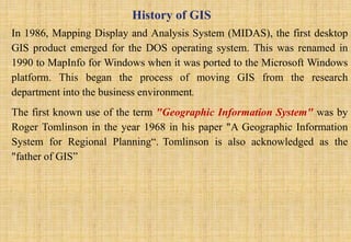 Introduction to gis | PPTX