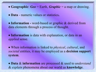 INTRODUCTION_TO_GIS.ppt | Geography | Science