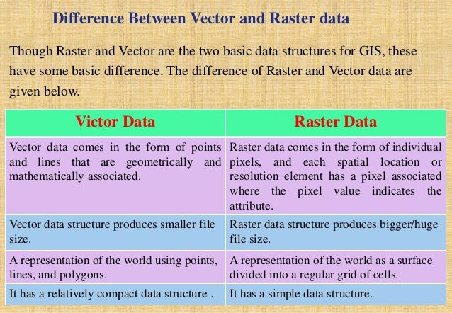 Difference between vector and raster layers csp - hostnorthern