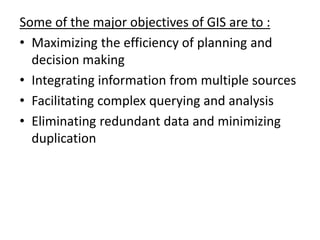 Introduction to gis and its application | PPTX