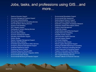 Introduction To Gis With Employment Info | PPT