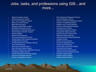 Introduction To Gis With Employment Info | PPT