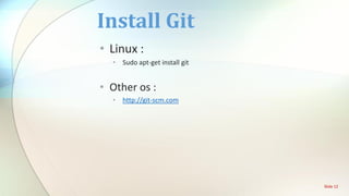 simple Introduction to git | PPT
