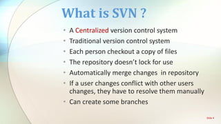 simple Introduction to git | PPT