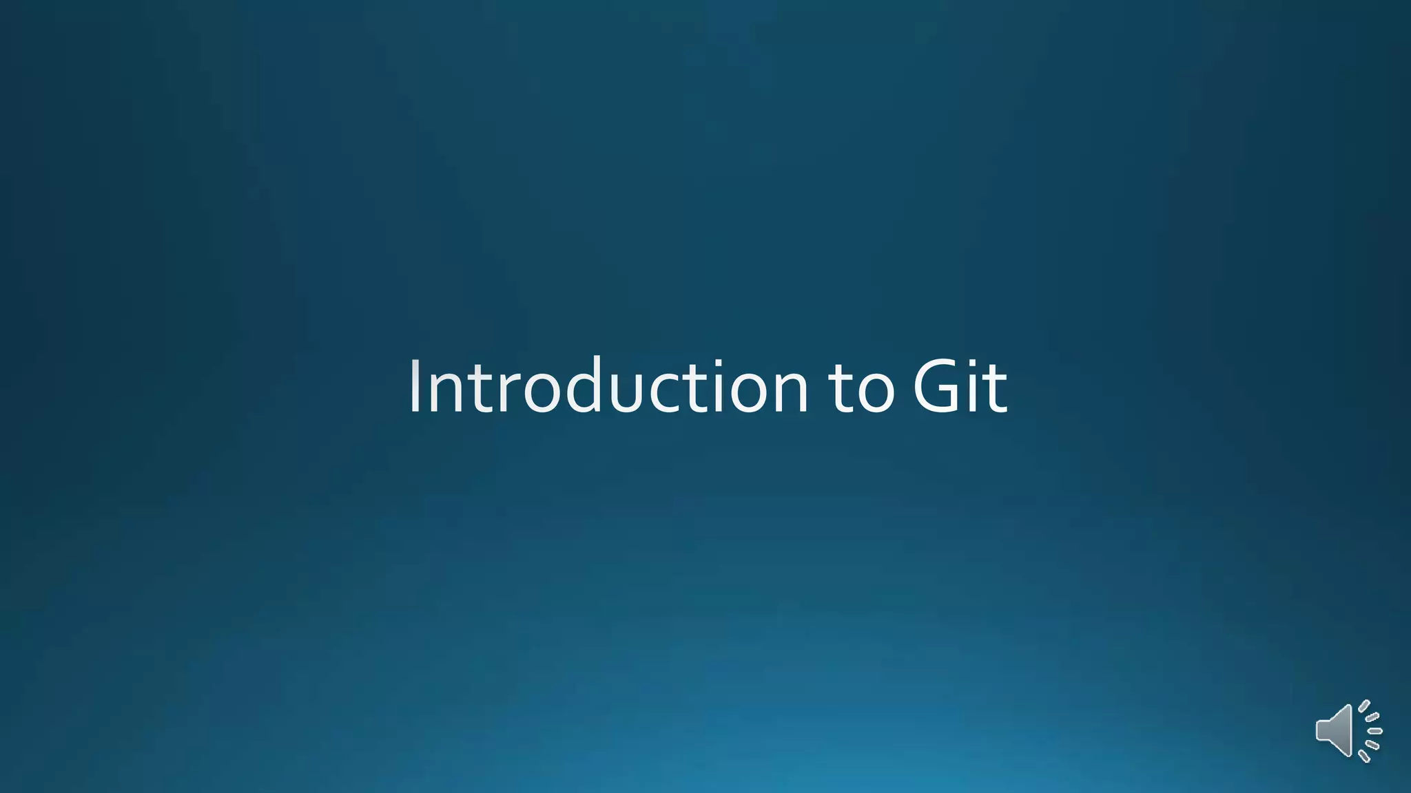 Introduction to git | PPT