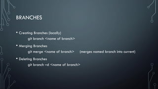 Fall18 Git presentation | PDF