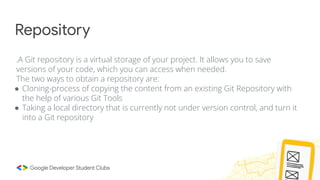Introduction to Git and Github - Google Developer Student Clubs CET ...