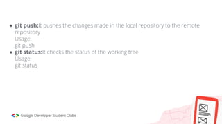 Introduction to Git and Github - Google Developer Student Clubs CET ...