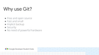 Introduction to Git and Github - Google Developer Student Clubs CET ...