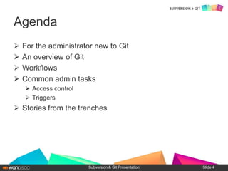 Introduction to git administration | PPT
