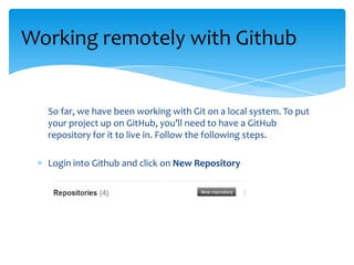 Introduction to git and github | PPT