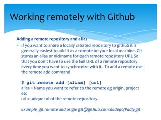Introduction to git and github | PPT