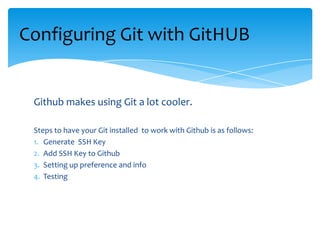 Introduction to git and github | PPT