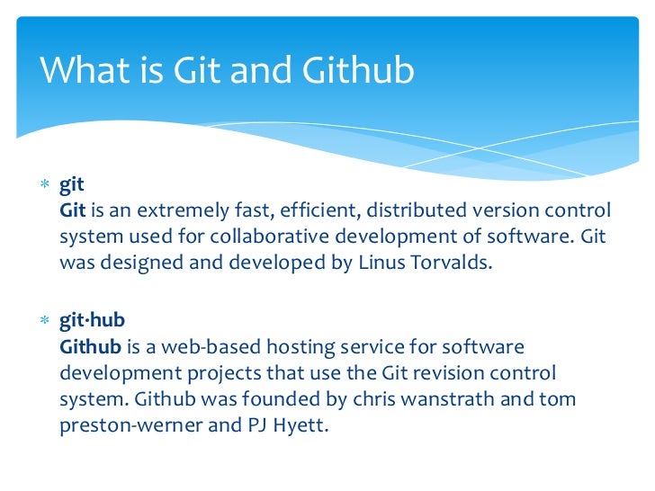 Introduction To Git And Github