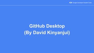 Introduction to git and Github | PPTX