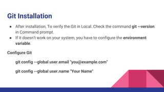Introduction to git & github | PPT