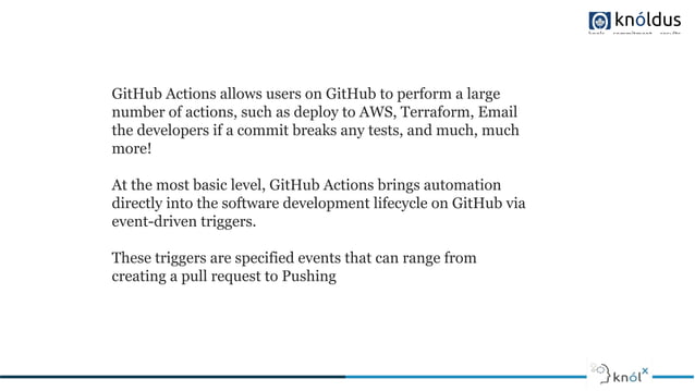 Introduction to Github Actions | PDF