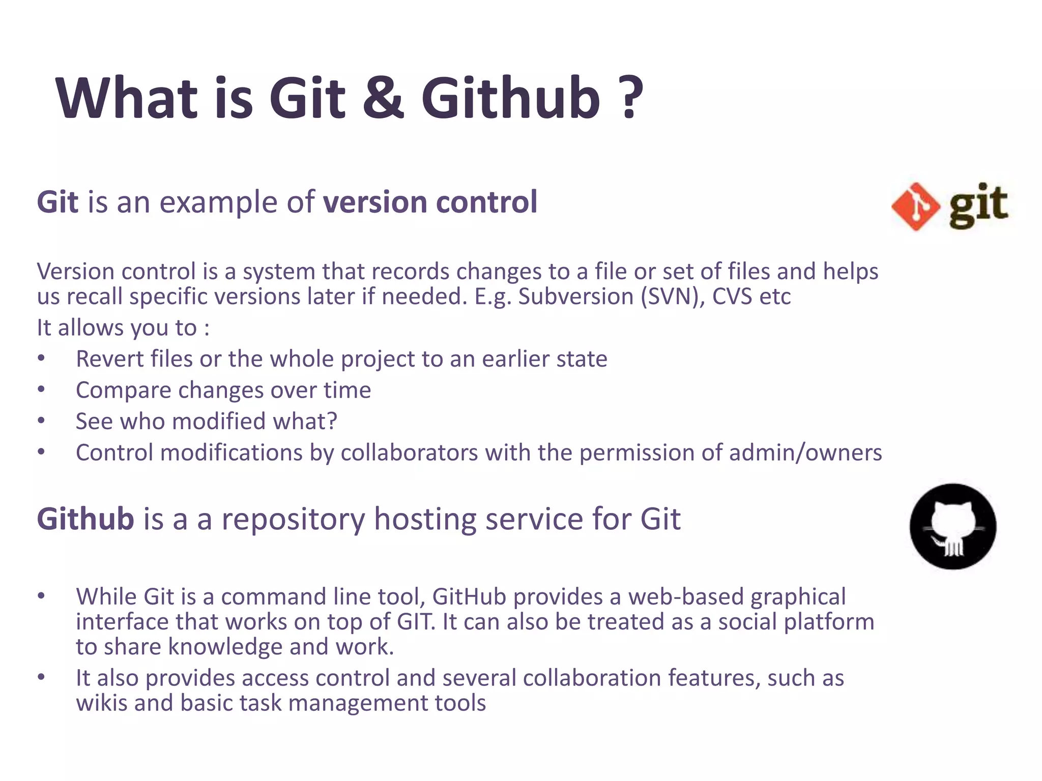 Introduction To Github Slideshare Pptx