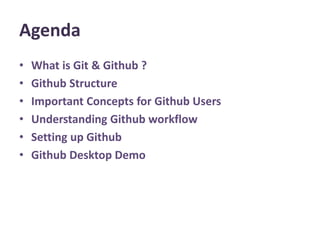 Introduction to github slideshare | PPTX