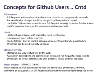 Introduction to github slideshare | PPTX