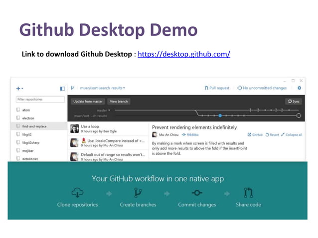 Introduction to github slideshare | PPTX