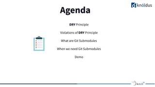 Introduction to git submodules | PDF