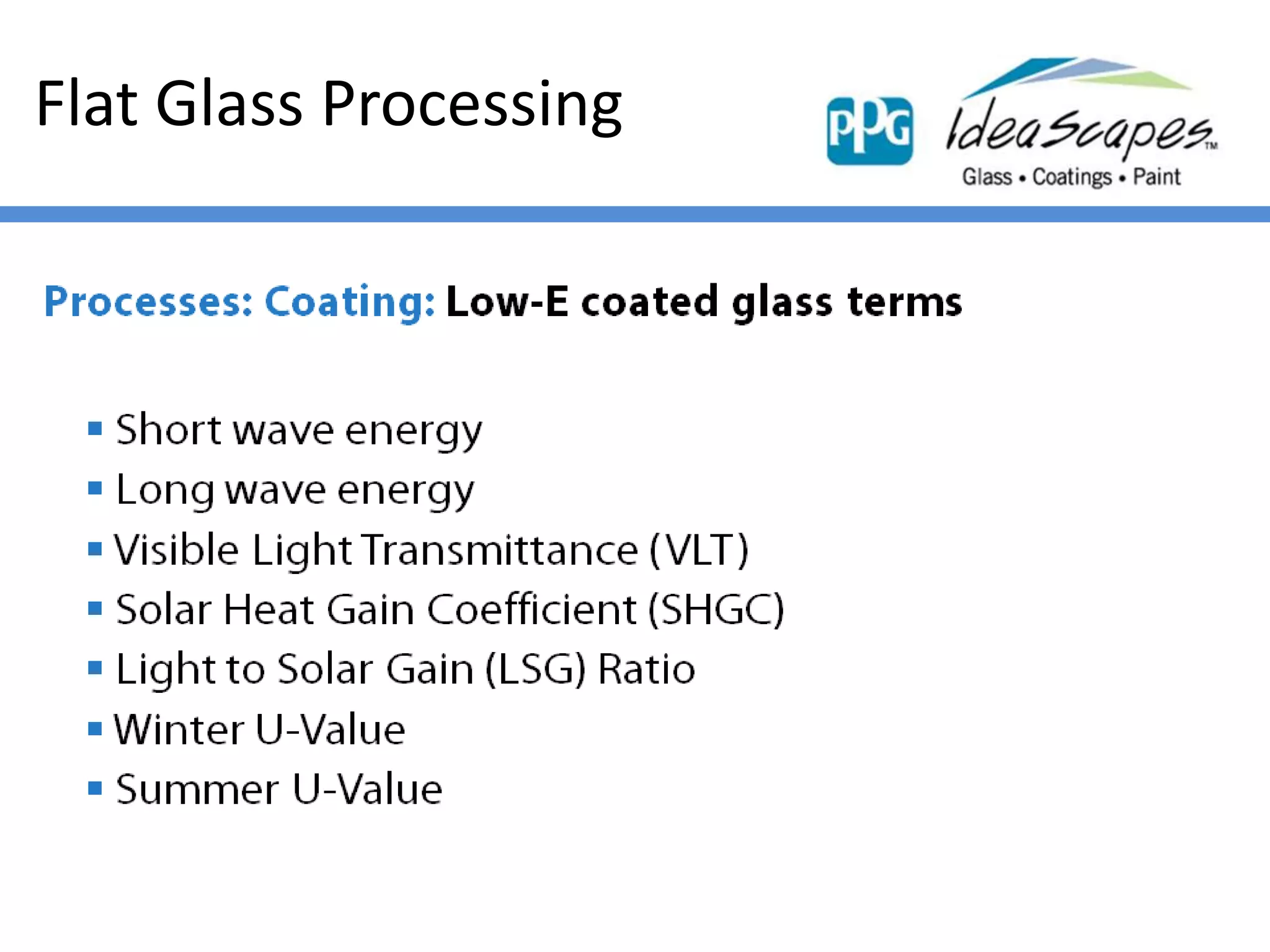 Introduction to glass - Part Two | PPTX