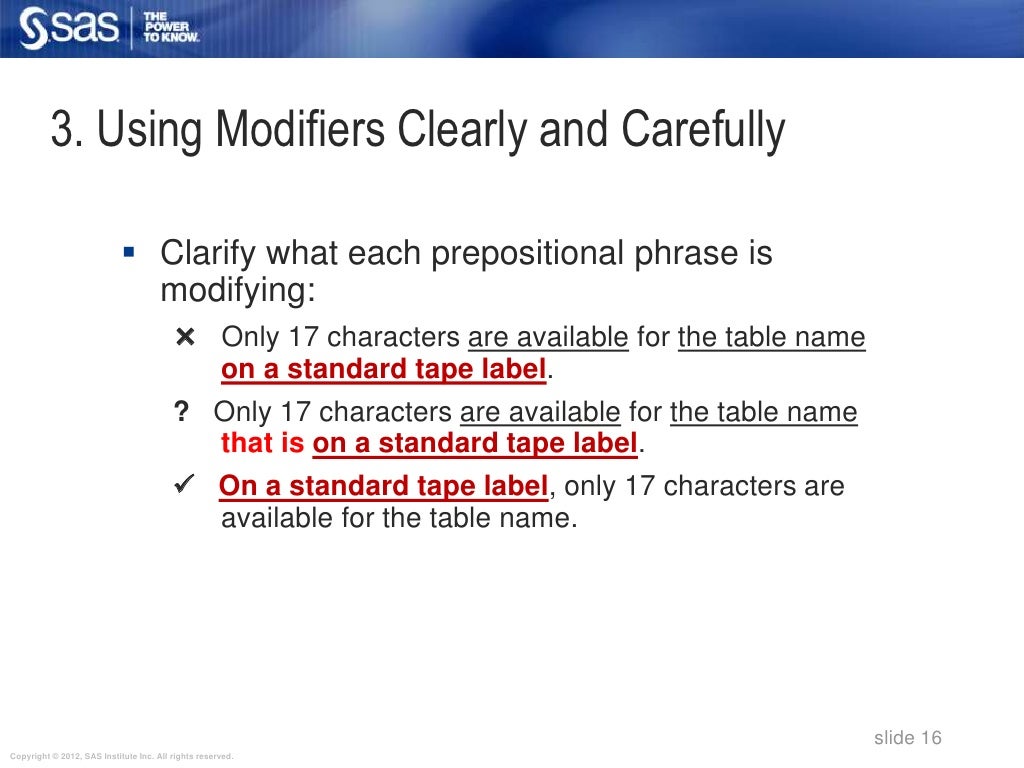 7 Using Syntactic Cues Examples