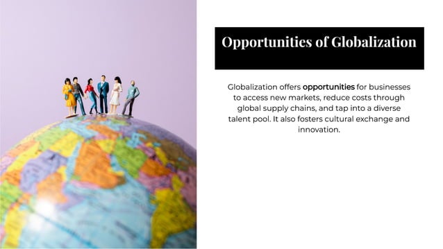 A brief introduction to globalization of the world | PPT