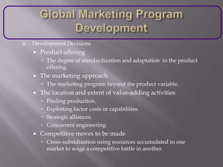 Introduction to global strategic planning and market expansion | PPTX