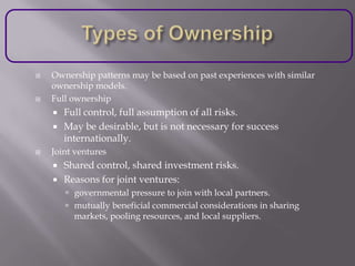 Introduction to global strategic planning and market expansion | PPTX