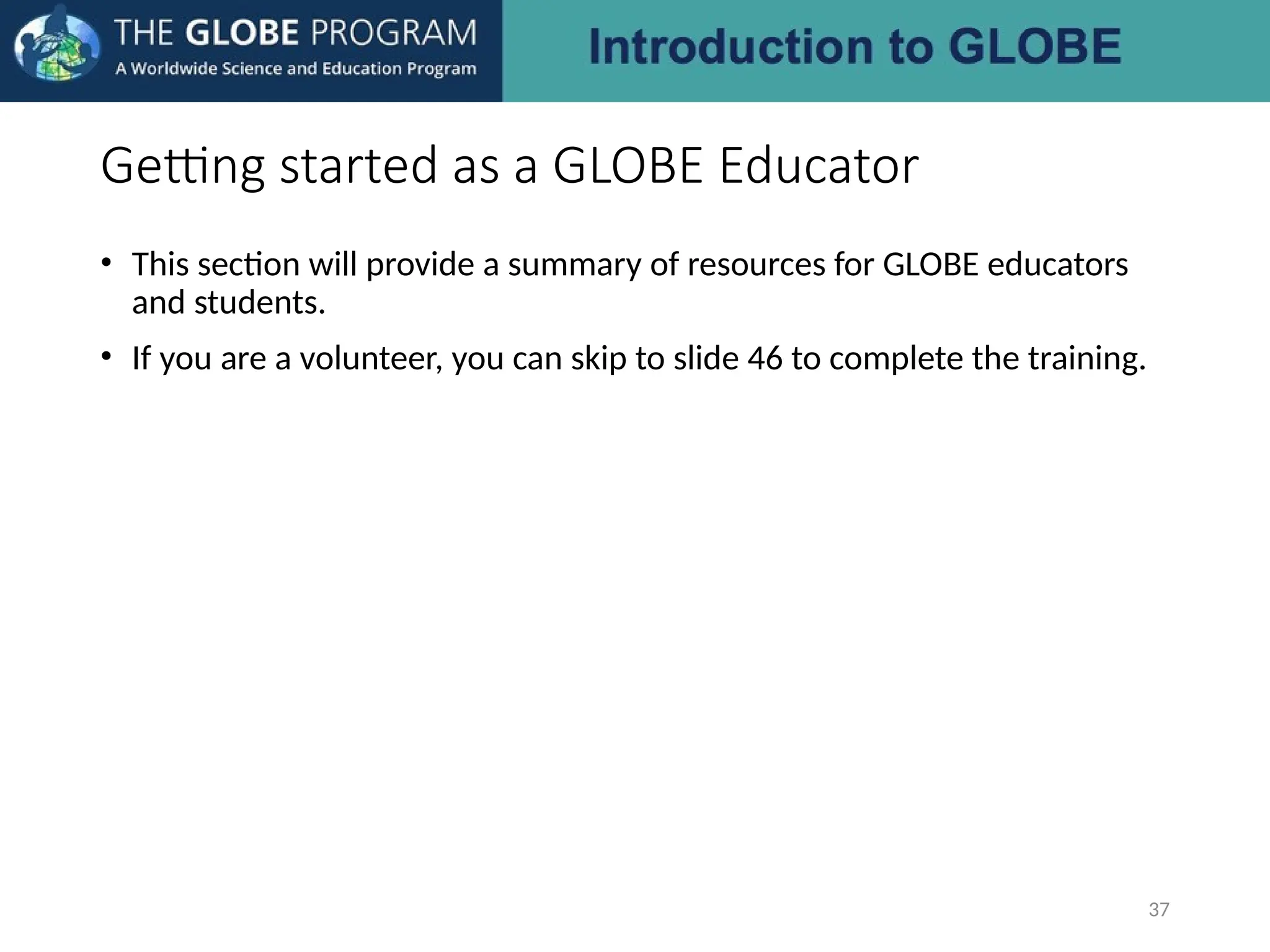 Introduction to GLOBE a presentation to identify globe project. | PPT