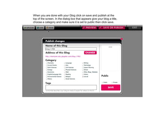 Introduction to glogs | PPT