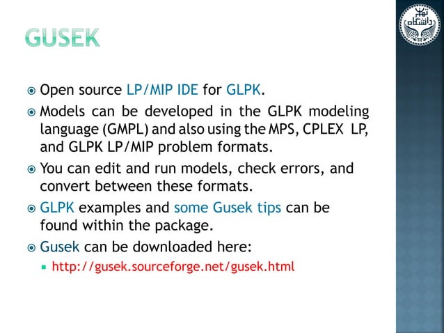 Introduction to glpk | PDF | Computer Software and Applications | Computing